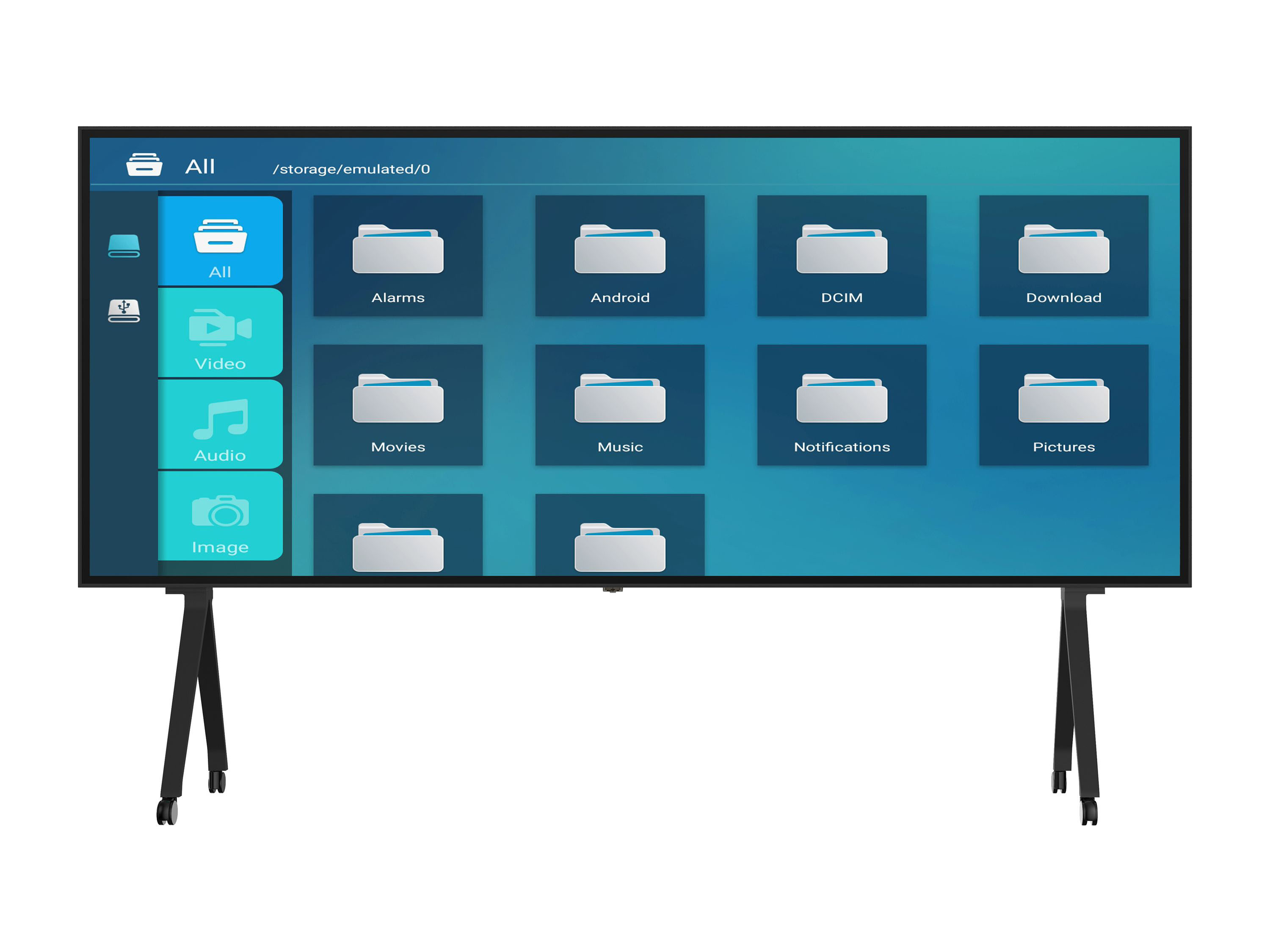 GTUOXIES-Free Style-Portable Smart Screen Monitor with TouchSuper 4K ...