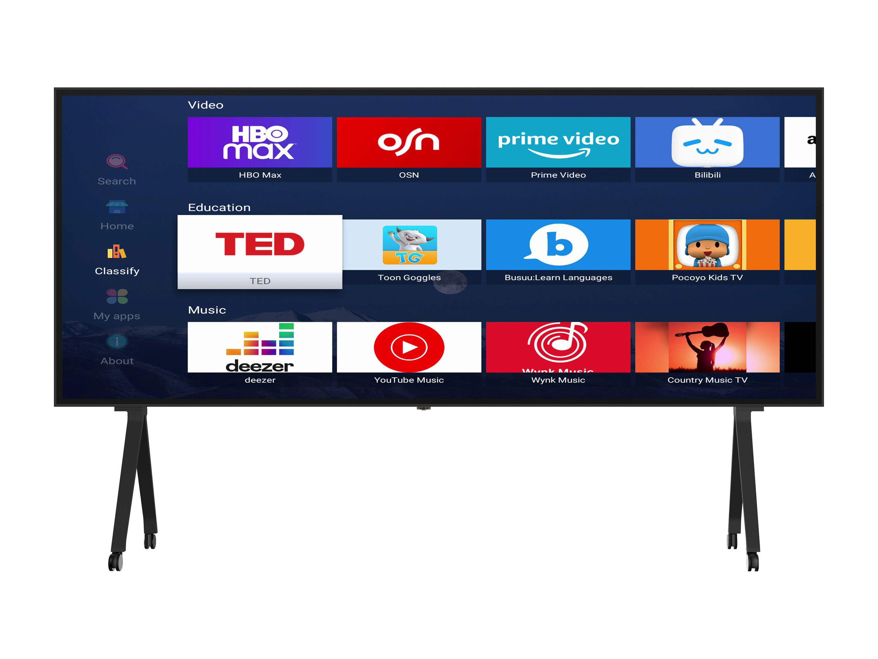 GTUOXIES-Bestie-Portable Smart Touch Screen MonitorSuper 4K Screen-video-tv